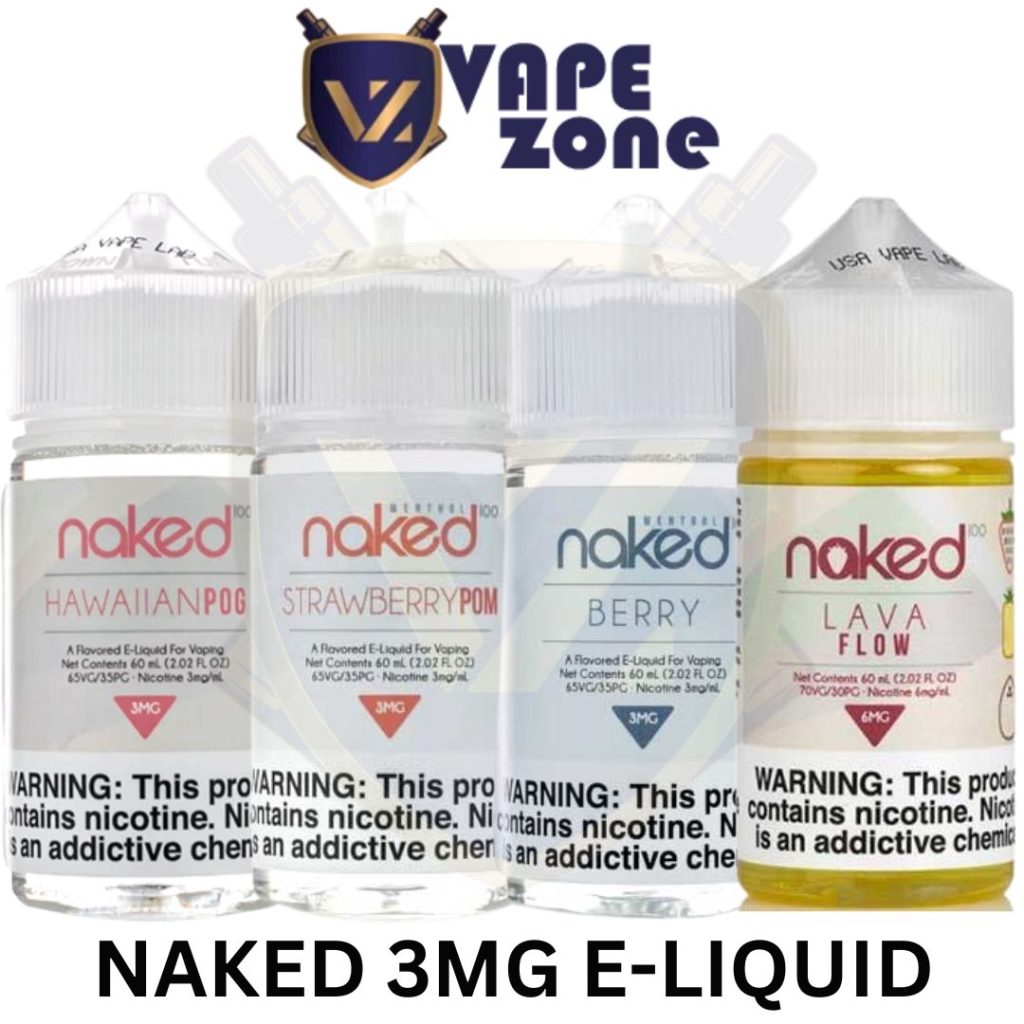 NAKED 60ML E-JUICE | 3MG VAPE E-LIQUID - Vape Zone UAE